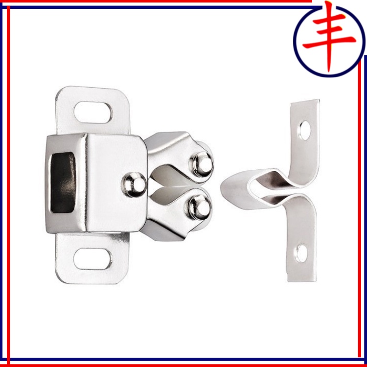 FY Cabinet Door Spring Loaded Roller Catch Caravan Cupboard Lock Latch ...