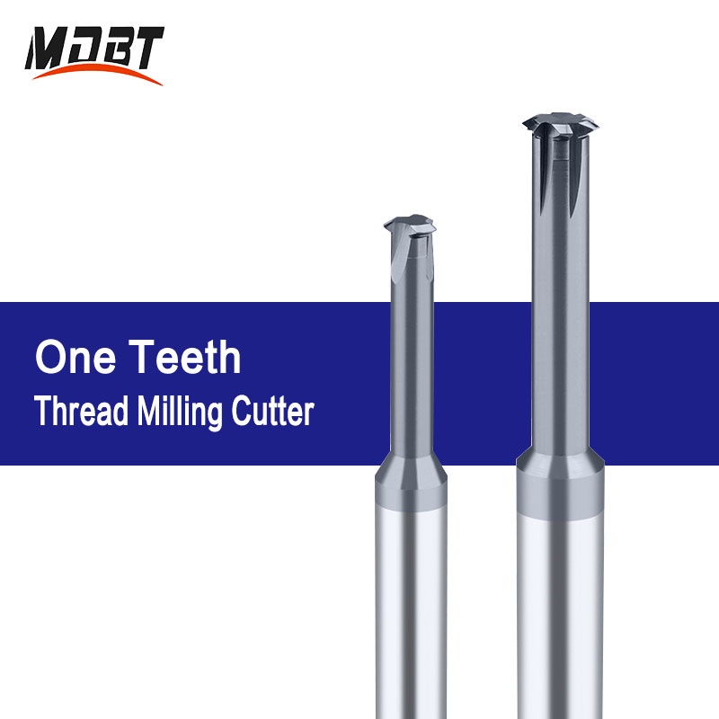 60 Degree Tungsten Steel Single tooth Thread Milling M1 M1.2 M1.4 M1.6 ...