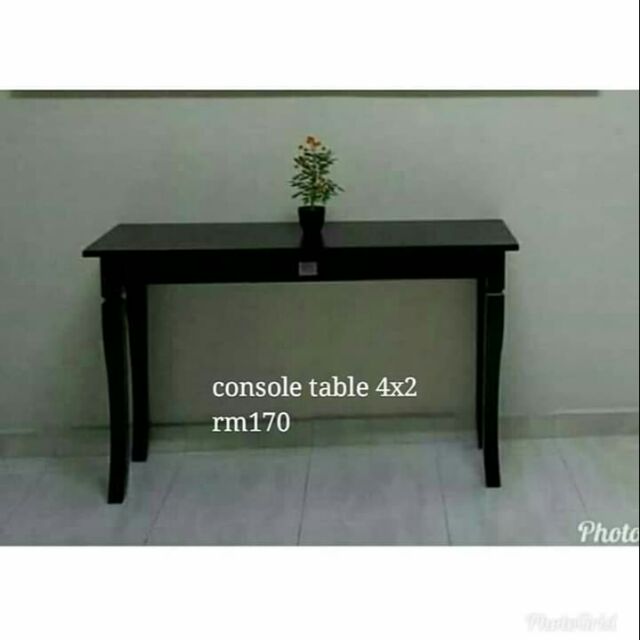 Console table(kayu solid) | Shopee Malaysia