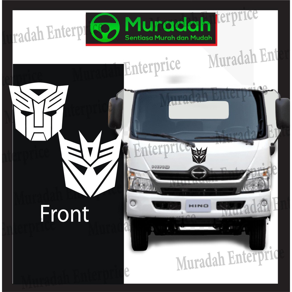 [MY Ready Stock]Transformers High Grade STICKER LORI. LORRY Truck DECAL ...