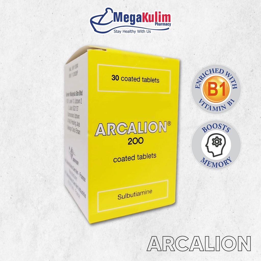 Arcalion 200mg 30 Tab | Shopee Malaysia