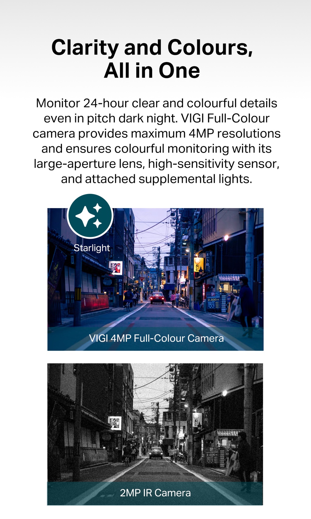 TP-Link 4MP Outdoor VIGI C540 Full-Color Wi-Fi Pan Tilt High Definition ...