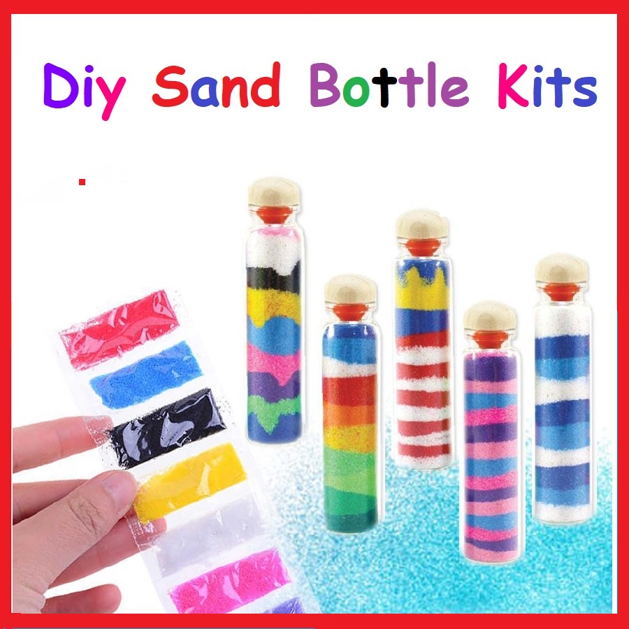 🔥1 Set_Diy Sand in Bottle Keychain Kit | Shopee Malaysia