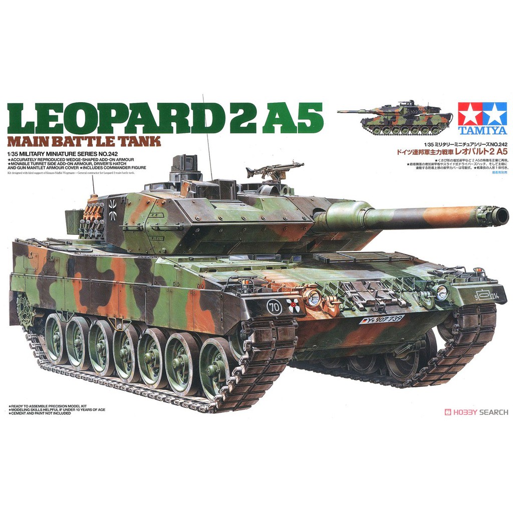 Tamiya Leopard 2 A5 Main Battle Tank | Shopee Malaysia