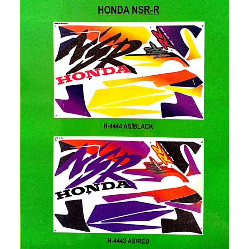 🔥HOT🔥HONDA NSR Body Sticker ALL MODELS🎁READY STOCK🎁 | Shopee Malaysia