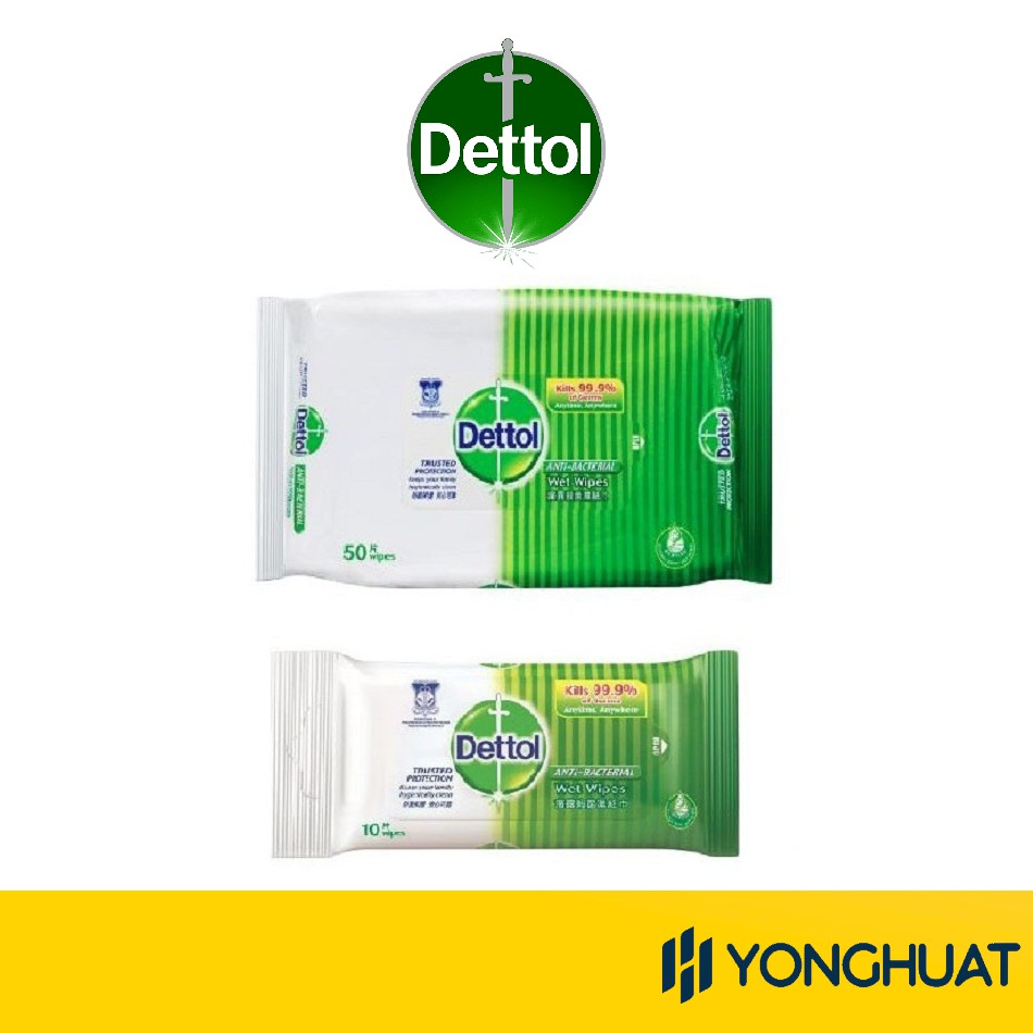 Dettol Wet Wipe Tissue 10s/50s | Shopee Malaysia