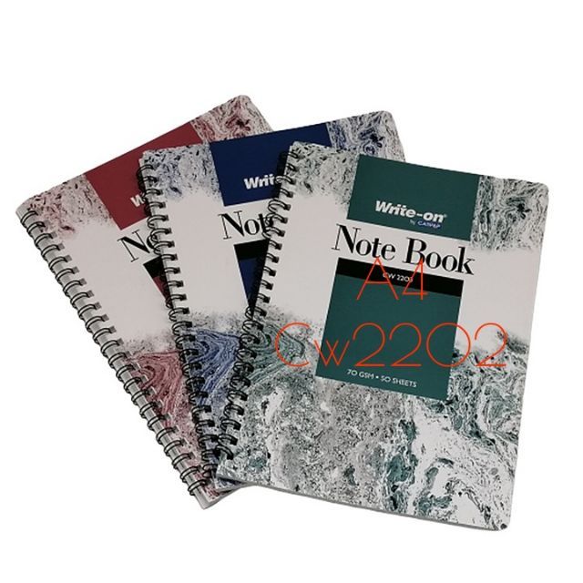 CW2202 Campap A4 Write-On Spiral Note Book | Shopee Malaysia