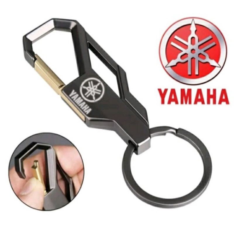 GANTUNGAN Luxurious Nmax Freego Aerox Lexi Xmax Yamaha Logo key chain ...