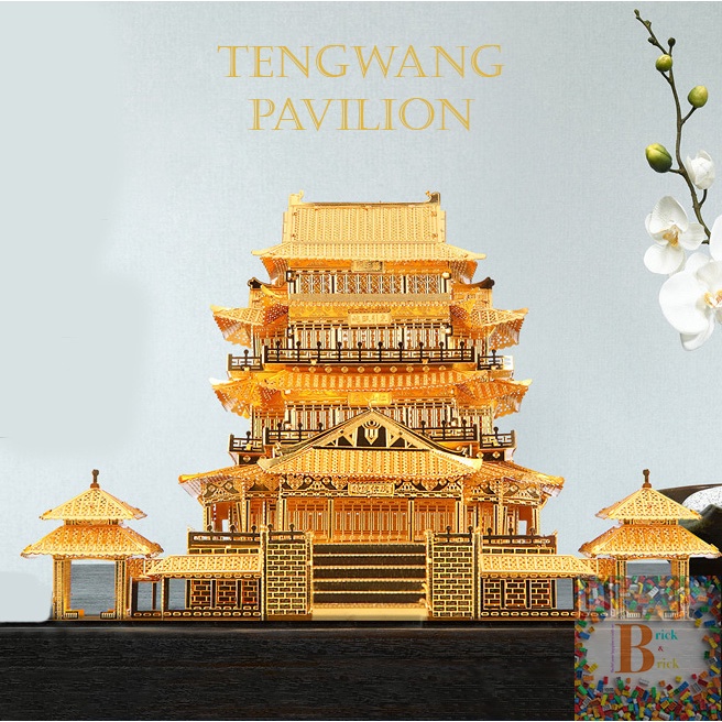 [FREE SHIPPING] 3D Puzzle Building Pavilion of Prince Teng Model Eiffel ...