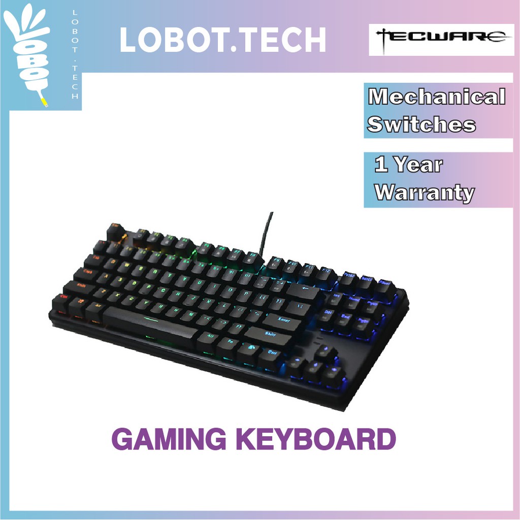 Tecware Phantom Tkl 2020 Rgb Mechanical Gaming Keyboard (Blue/ Brown ...