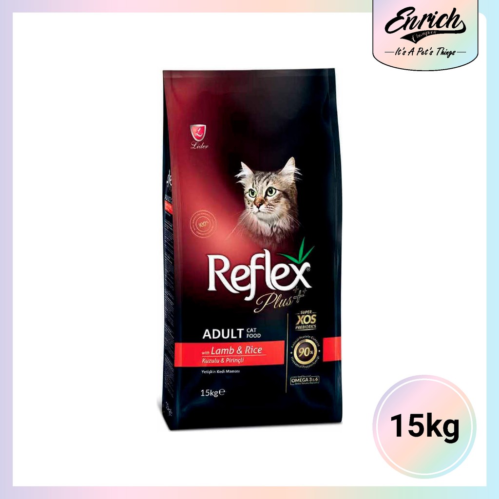 Reflex Plus + Cat Food Lamb & Rice Adult Cat 15kg | Shopee Malaysia