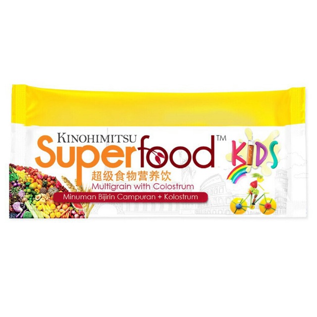 💥READY STOCK💥 Kinohimitsu Superfood Kids Sachet 25g [EXP: 09/23) YELLOW ...