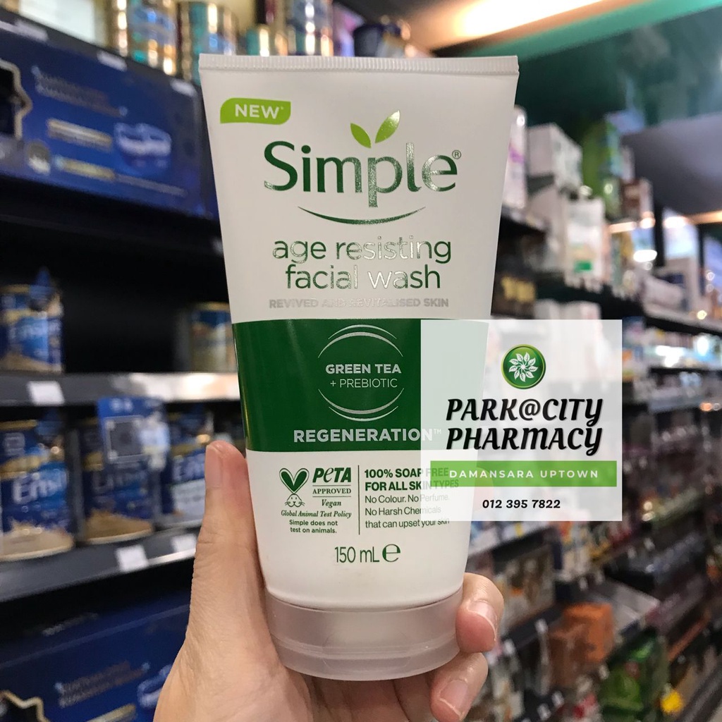 Simple Age Resisting Facial Wash 150ml 4020 | Shopee Malaysia