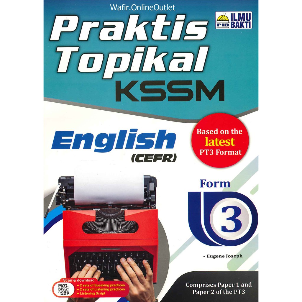 [ready Stock] Buku Latihan Praktis Topikal Kssm English [cefr] Form 3