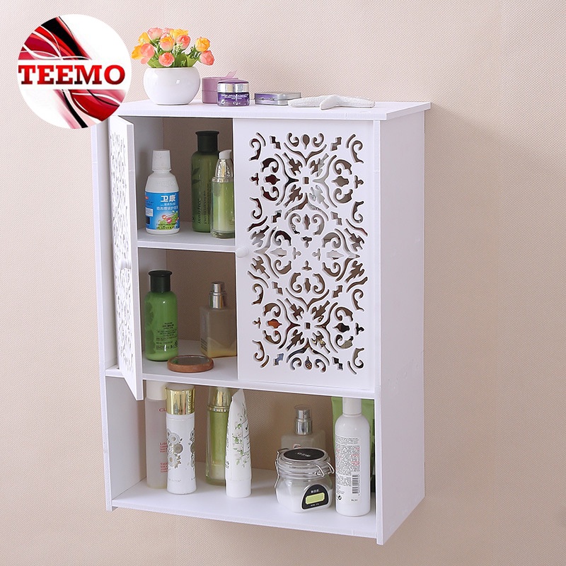 Teemo Multi Layer Bathroom Wall Mounted Storage Rack Toilet Wall ...