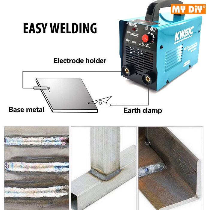 MYDIYHOMEDEPOT - KWSIC Mini Welding Machine 160A Inverter Welding ...