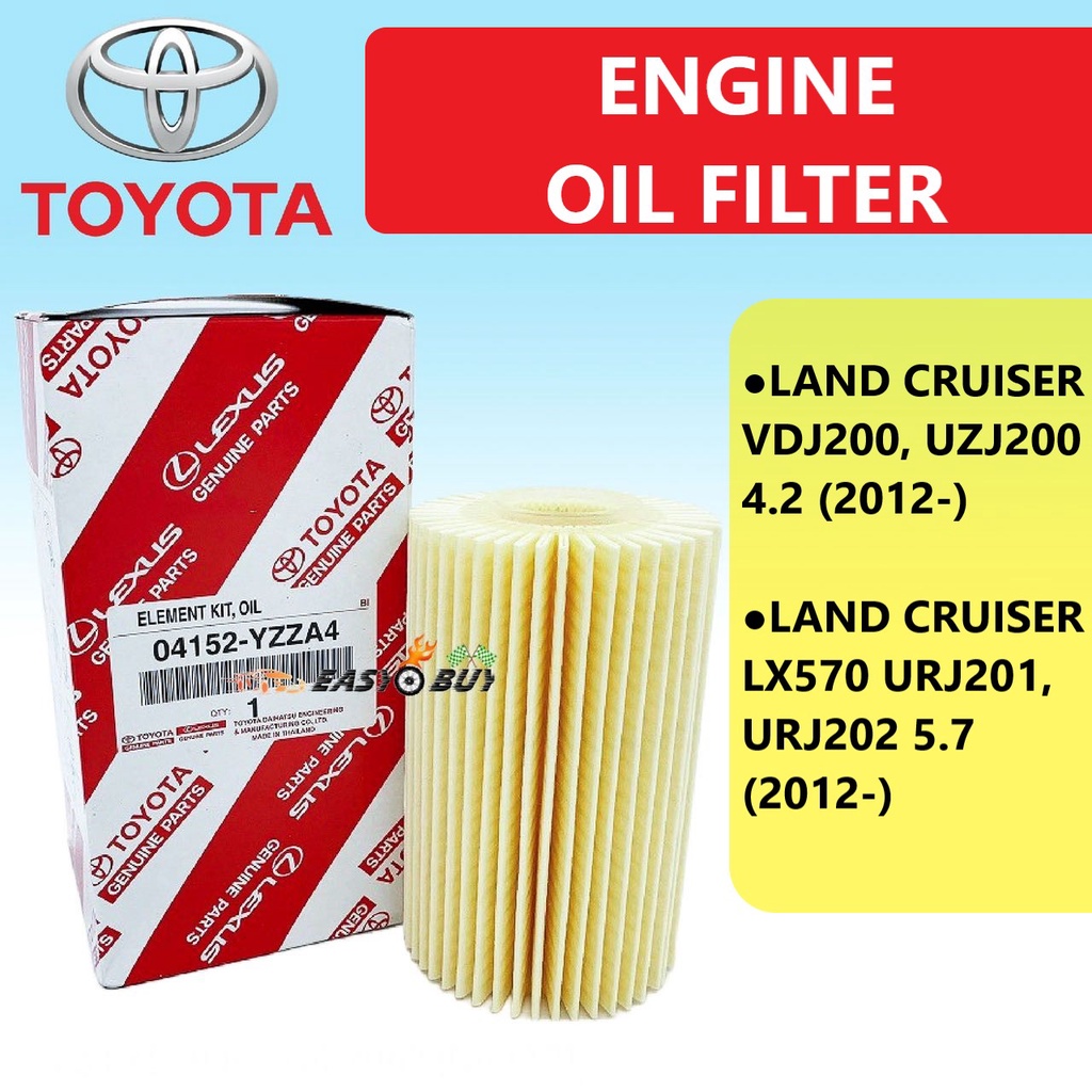 Original Toyota Engine Oil Filter Land Cruiser LX570 URJ201 URJ202 5.7 ...