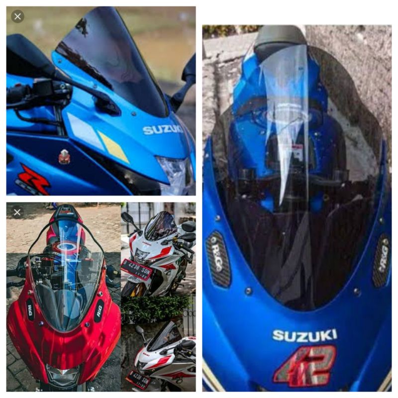 Visor gsx 150 R gp series full jenong windshield gsx 150 R full jenong ...
