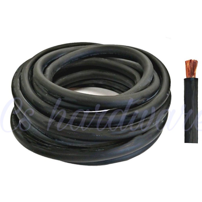 (1 Meter) Neoprence 400AMP Copper Black Welding Cable / Heavy Duty ...