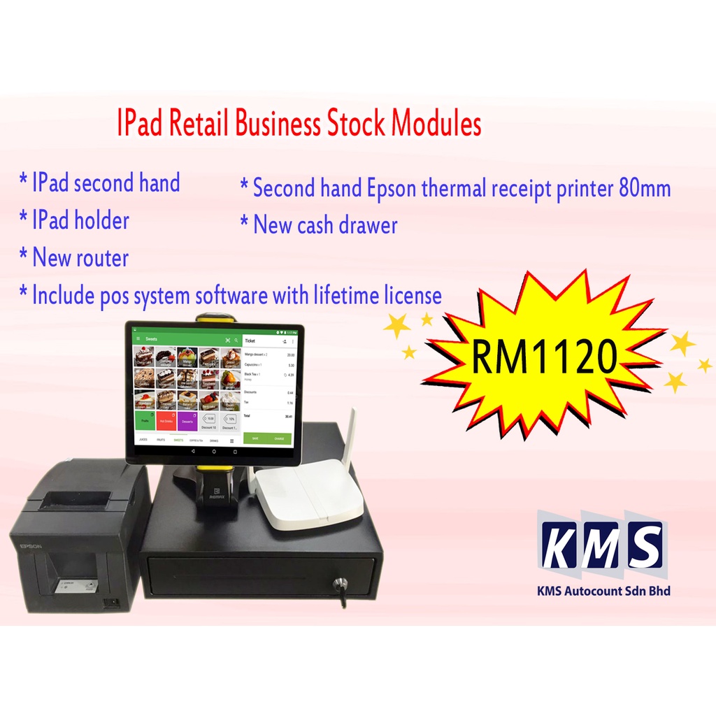 HOT SELLING!! Tablet Mesin Cashier POS System Mesin Kaunter Cashier ...