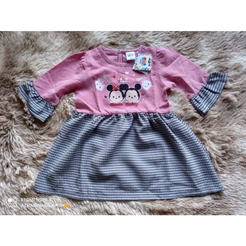 Disney TsumTsum (1-2 years) Short Dress Baby Girl "Tsum Box Dress ...