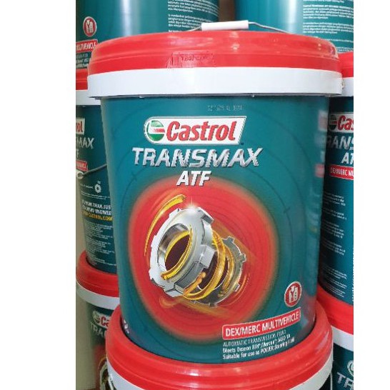 TQ Oil ~ Castrol Transmax ATFDEX / MERCV (18 Liter Pail) | Shopee Malaysia