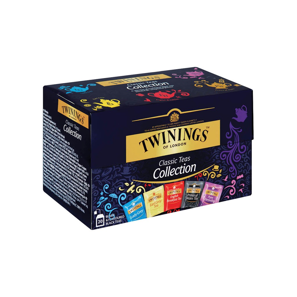 Twinings Classic Tea Collection - 20 Tea Bags (English Breakfast Lady ...
