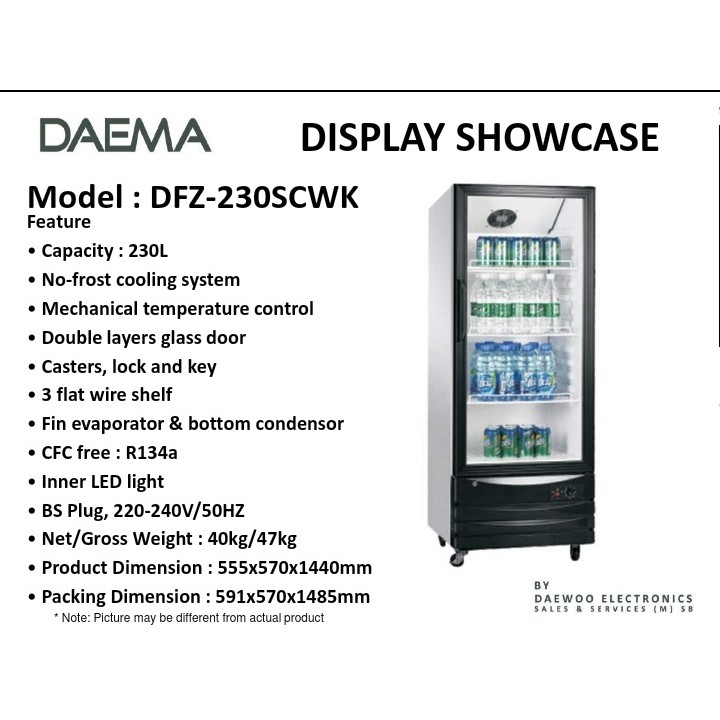 NEW!!!(CAKE CHILLER)Morgan MCS-298 250L Showcase Display Chiller with ...