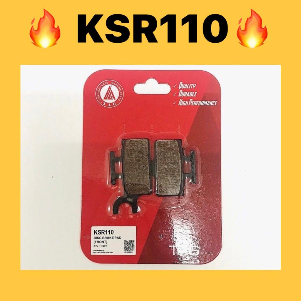 KAWASAKI KSR110 DISC PAD - FRONT (TAG) // KSR 110 FRONT BRAKE PAD BREK ...