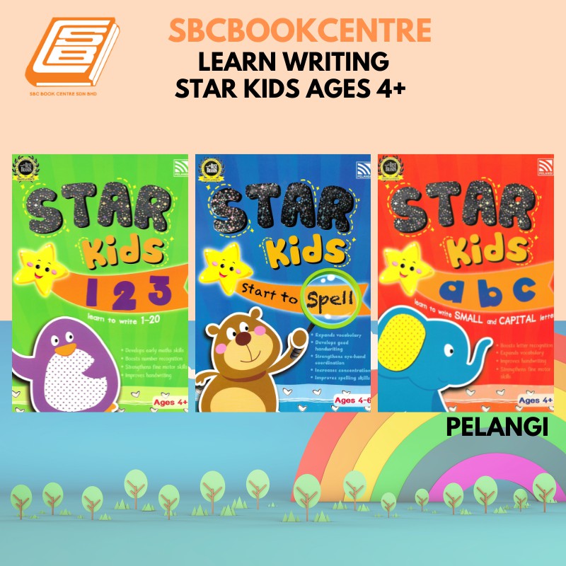 [SBCB]Preschool: Learn Writing Star Kids Ages 4 to 6 / Learn Writing ...