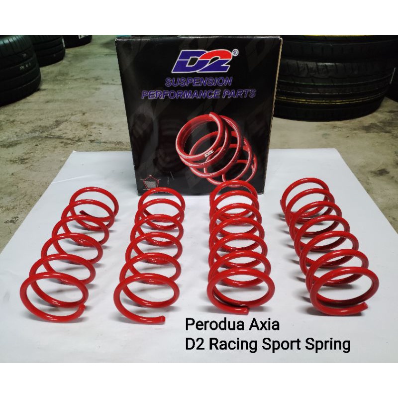 Perodua Axia D2 Racing Lowered Sport Spring | Shopee Malaysia
