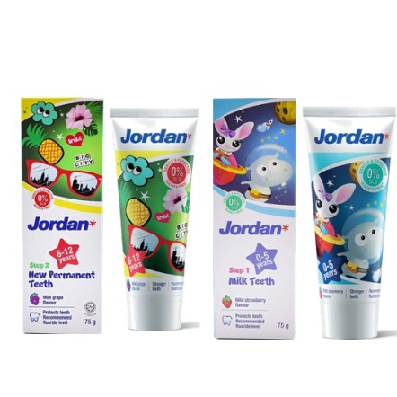 JORDAN TOOTHPASTE STEP 1 OR STEP 2 (75g) | Shopee Malaysia