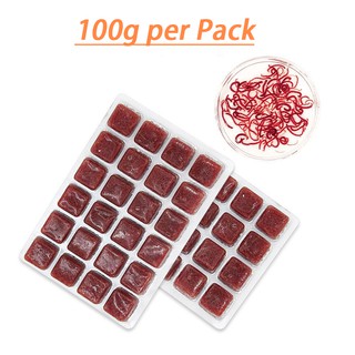 Frozen Bloodworm Cube 5 Pack/10Pack/25Pack Cacing Beku Pack 100g Per ...