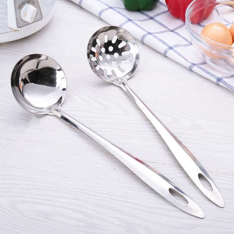 (Seller untung RM1 SAJA) 1pc Stainless Steel Soup Ladle Kitchen ...
