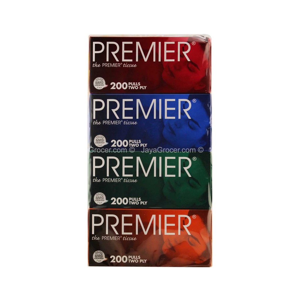PREMIER Tissue 200 Pulls Two Ply (4 Boxes) | Shopee Malaysia