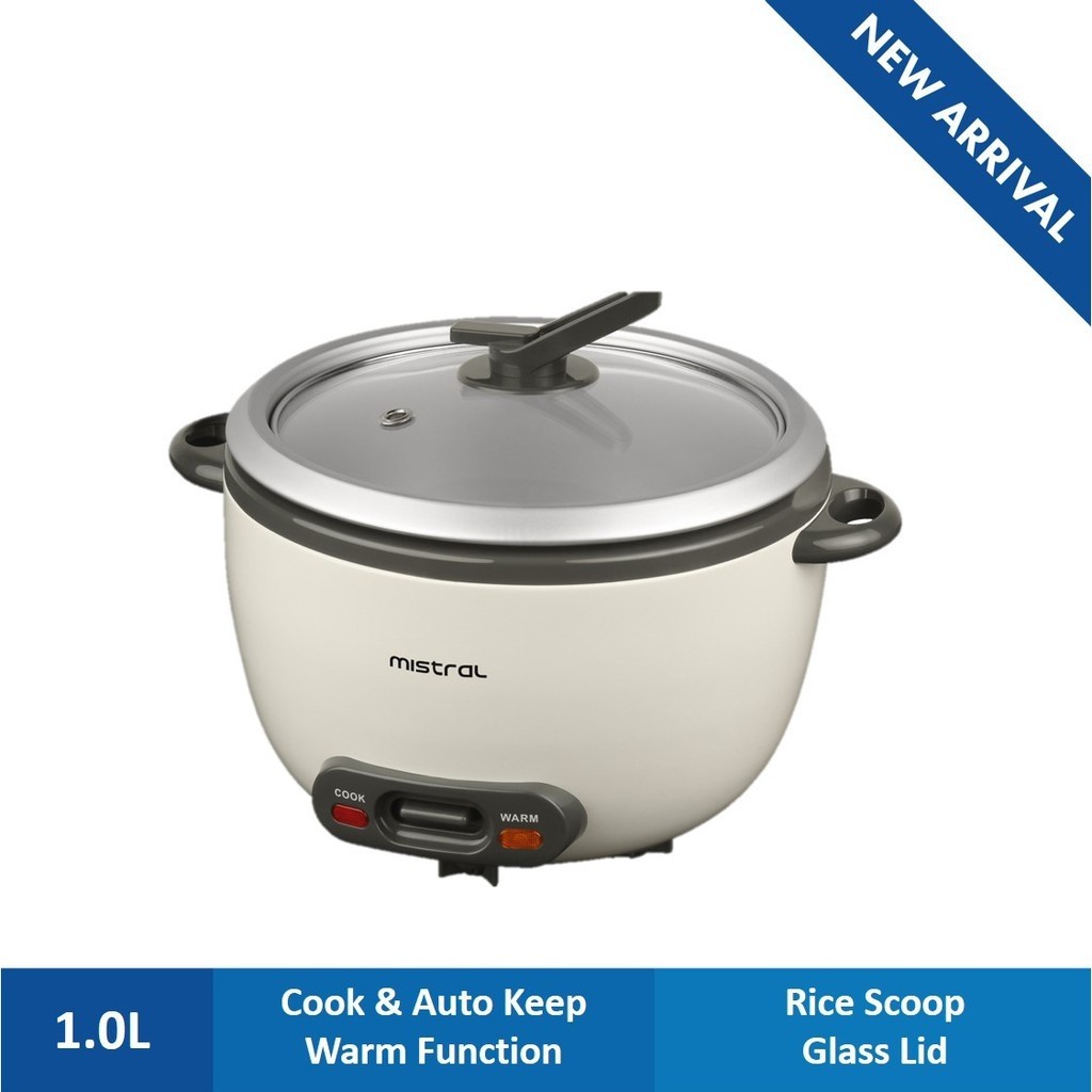 Mistral Rice Cooker MRC10D (1.0L) | Shopee Malaysia