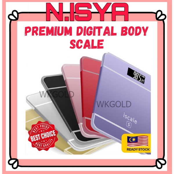 🔥READY STOCK🔥Digital Body Weight Scale Electronic Bathroom Weighing ...