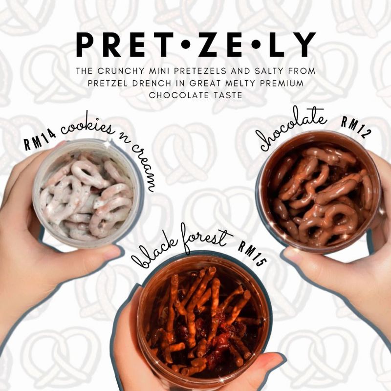 🔥 PRETZELY 🔥 - Pretzel in Jar crunchy | Shopee Malaysia