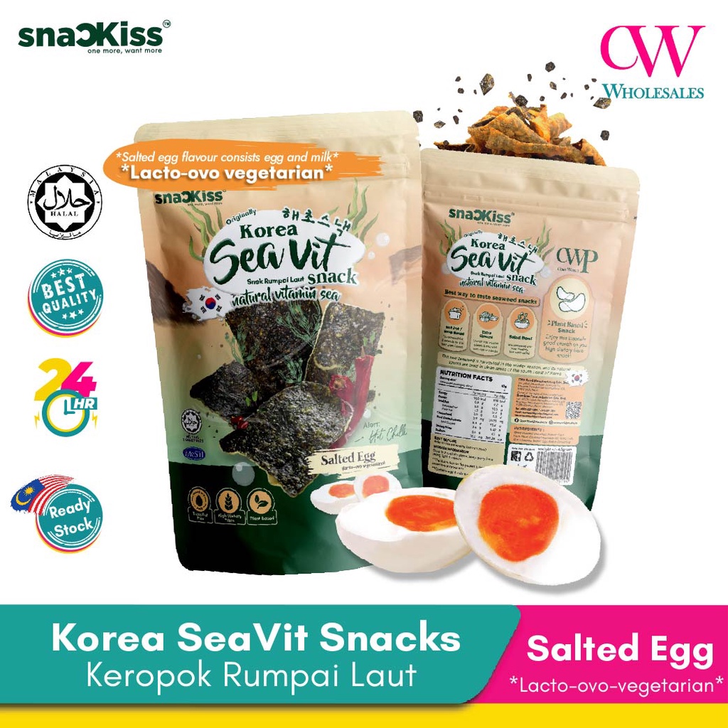 Seavit Crunchy Korea Seaweed snack SEA-VIT Korea Octopus Seavit Snack ...