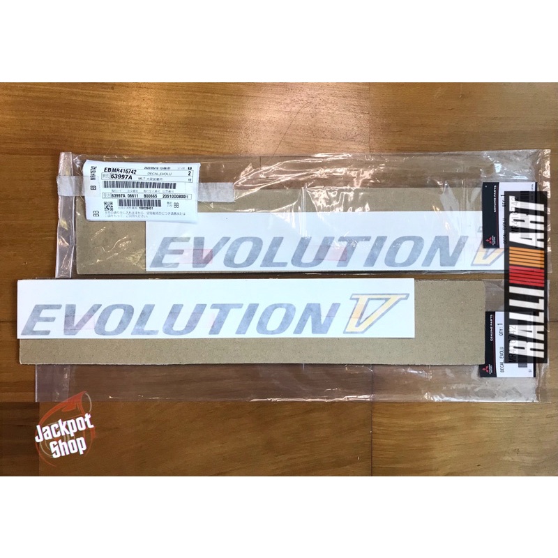 New Original 🇯🇵 DECAL STICKER DOOR EVOLUTION VI V MITSUBISHI LANCER ...