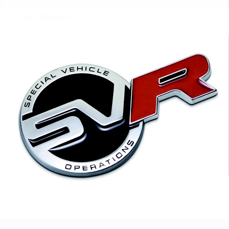 Night knight Modified SVR SV Metal Car Body Sticker for Land Rover ...
