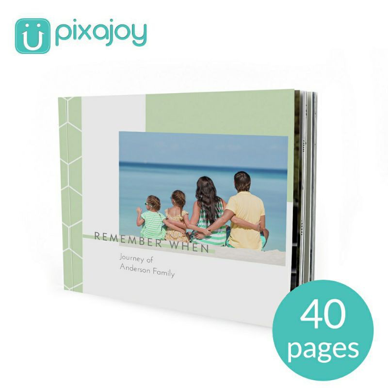 Pixajoy Photobook Softcover 6" x 8" Landscape / Portrait Photo Book, 40 ...