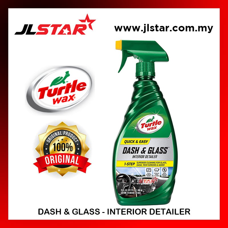 TURTLE WAX DASH & GLASS INTERIOR DETAILER 680ML CARIBBEAN CRUSH SCENT ...