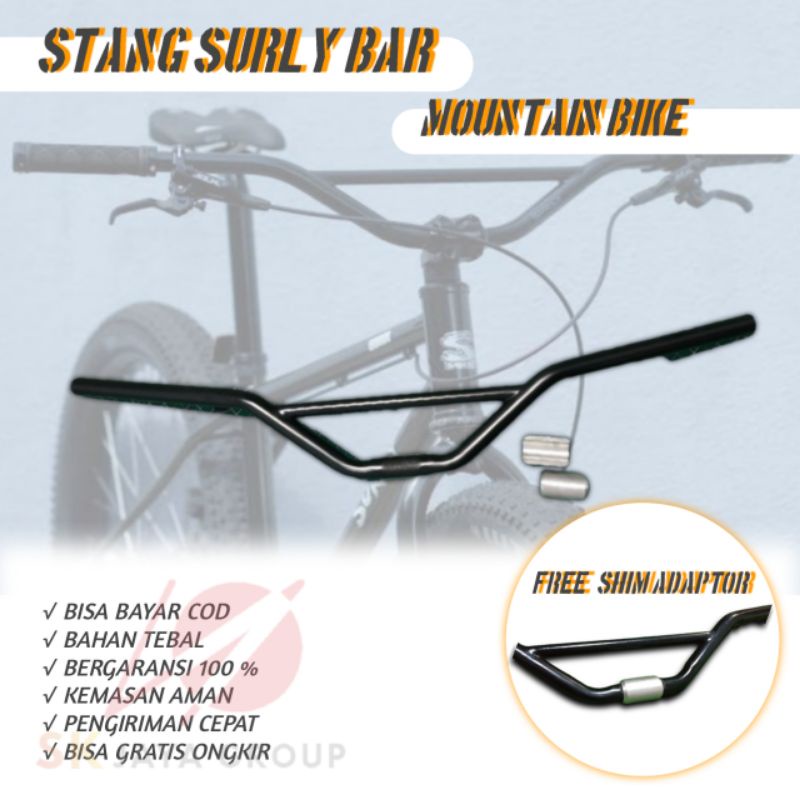 SUNRISE BAR BIKE HANDLEBAR SURLY SUNRISE HANDLE BAR MTB BMX BIKE FEDERAL COMMUTER BIKE BIKE ...