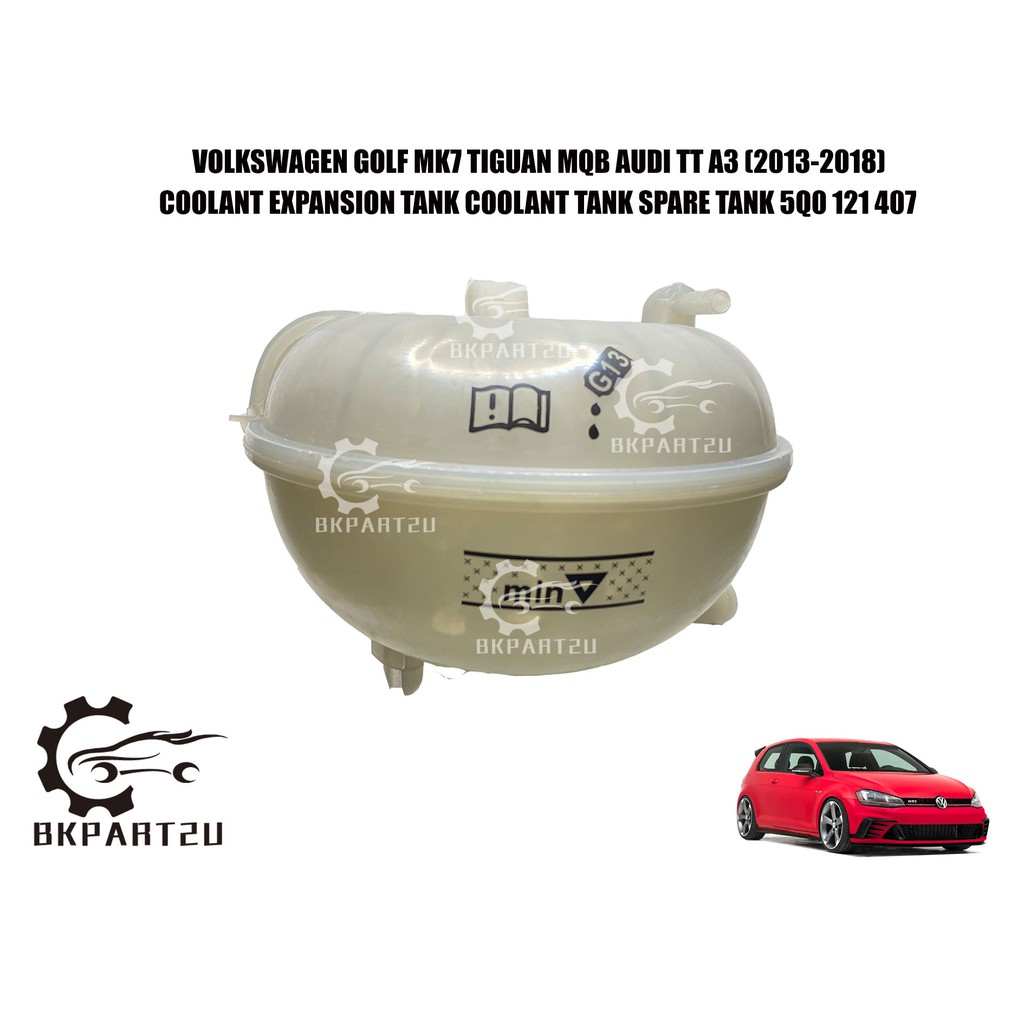 Volkswagen Golf Mk7 Tiguan MQB Audi TT A3 2013-2018 Coolant Expansion ...