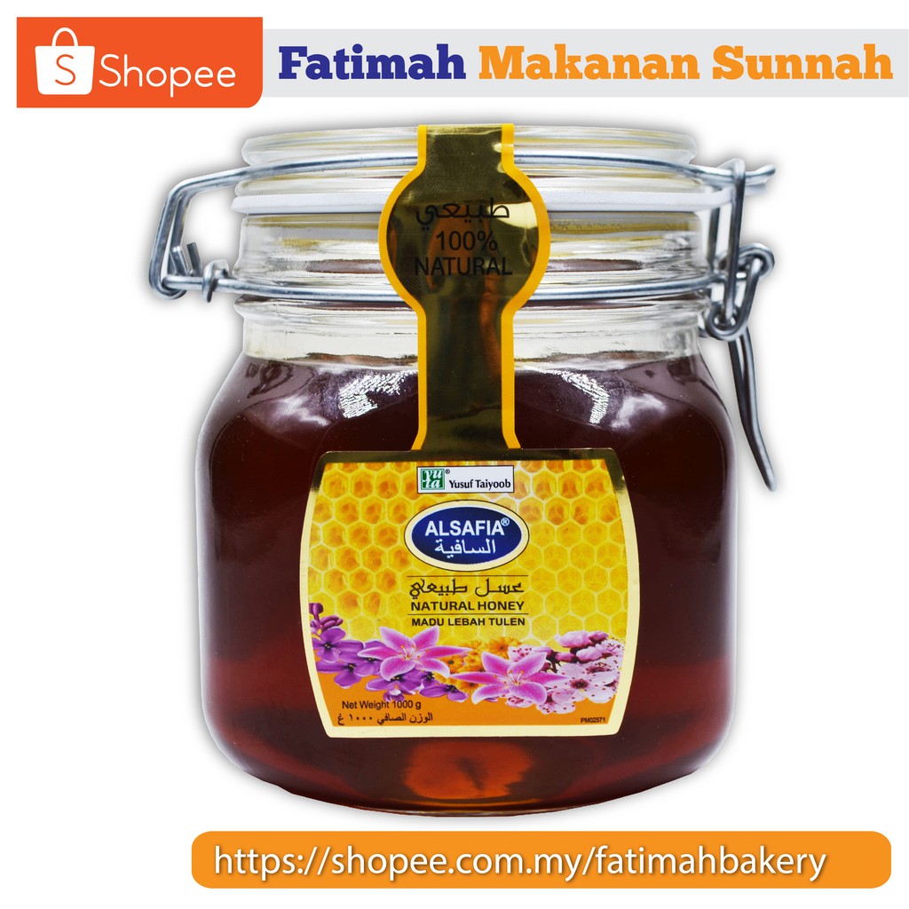 FB : YUSUF TAIYOOB AL SAFIA NATURAL HONEY 1KG 9556933110046 | Shopee ...