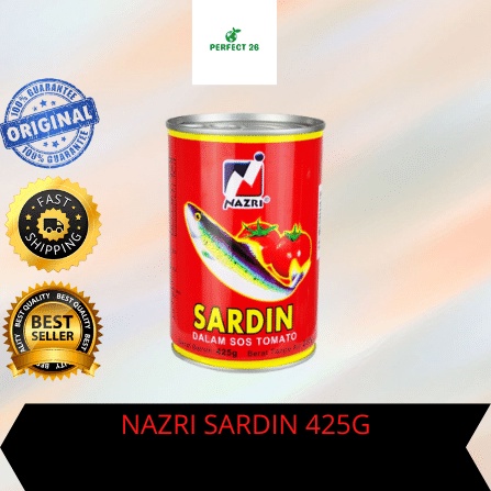 NAZRI Sardines in Tomato Sauce 425g | Shopee Malaysia