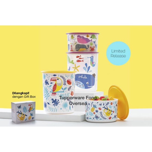 Tupperware Nature Canister (4pcs) | Shopee Malaysia