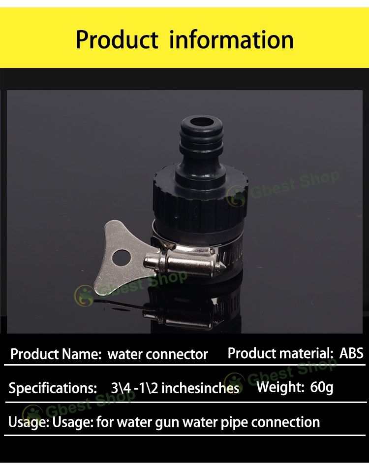 1/2"&3/4" Multi Pacifier Connector Garden Watering Hose pipe nozzle ...