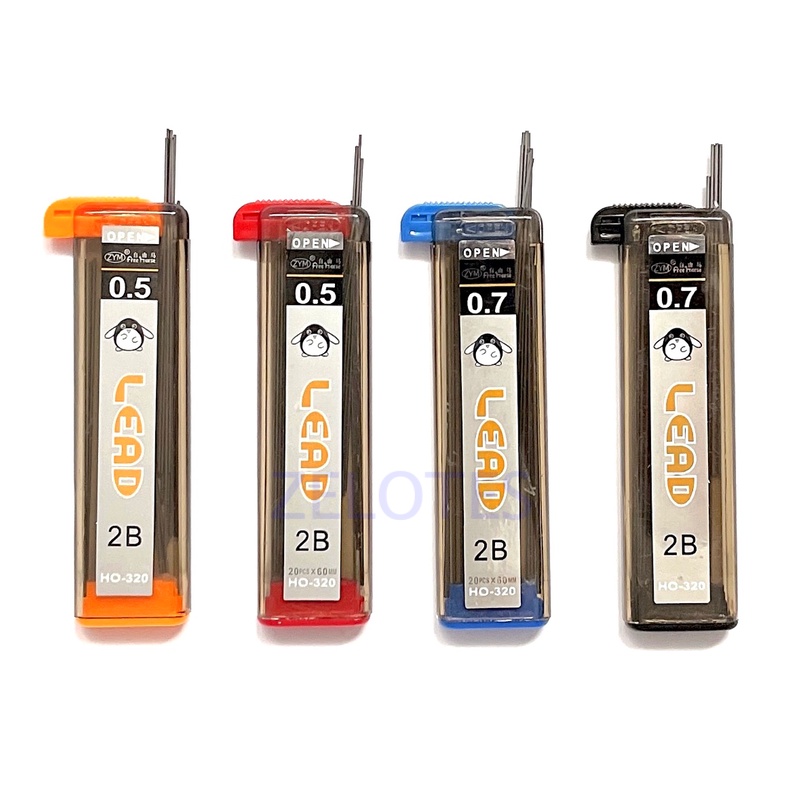 Pencil Lead Size 0.5 Mm./0.7mm 2B Mechanical | Shopee Malaysia